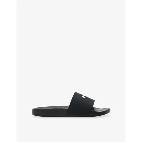 ALLSAINTS Underground Rubber Slides - Black