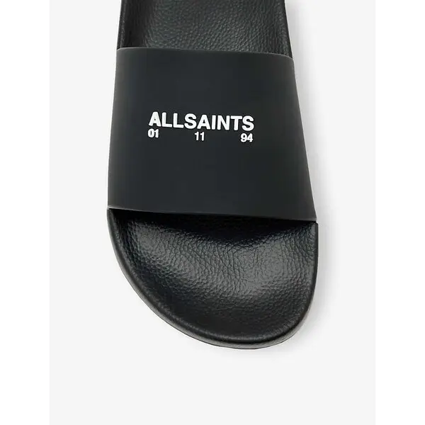ALLSAINTS Underground Rubber Slides - Black
