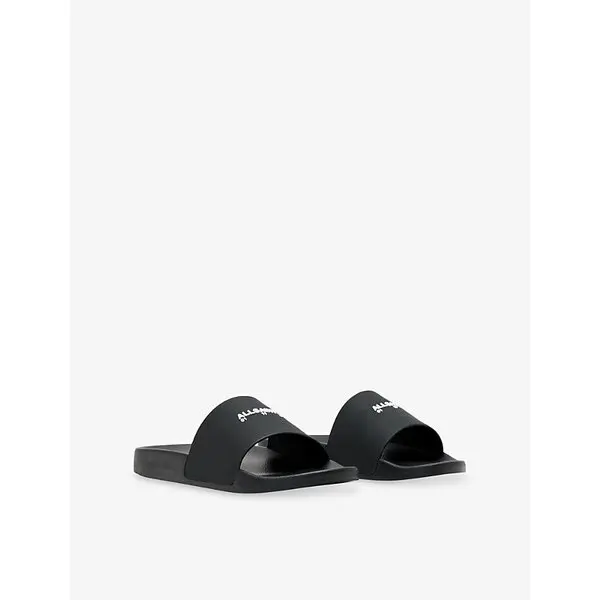 ALLSAINTS Underground Rubber Slides - Black
