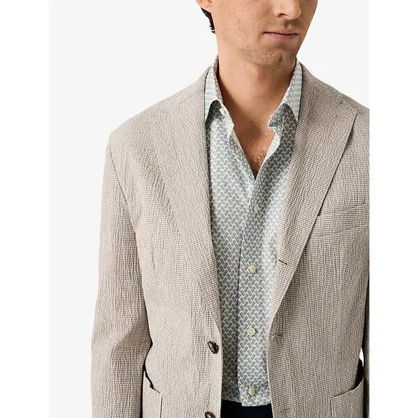 Eton Motif Contemporary-fit Cotton-twill Shirt