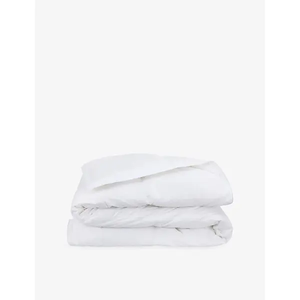 THE WHITE COMPANY Savoy Cotton Duvet Cover - Whtesilver