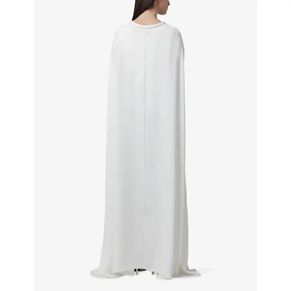 LEEM Cape Braid-embroidered Abaya Dress Set