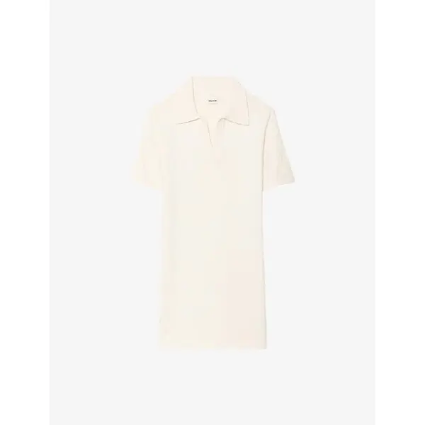 Zadig&Voltaire Lulu Polo-collar Knitted Mini Dress