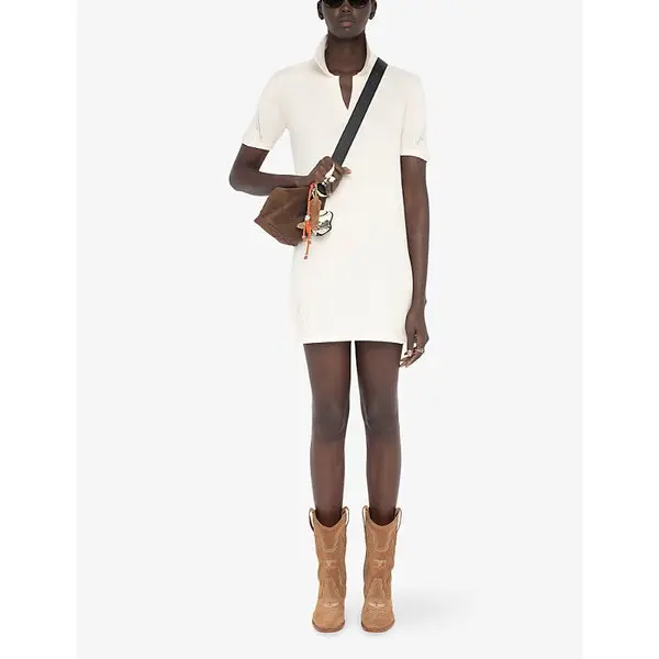 Zadig&Voltaire Lulu Polo-collar Knitted Mini Dress
