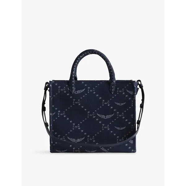 Zadig&Voltaire Branded Denim Tote Bag - Silent