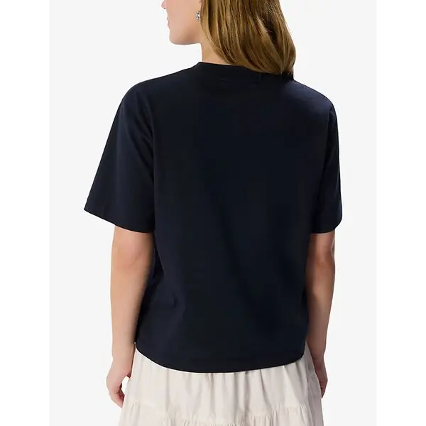 Whistles Short-sleeved Cotton-jersey T-shirt