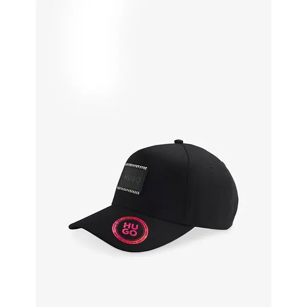 Hugo Cotton Baseball Cap - Black