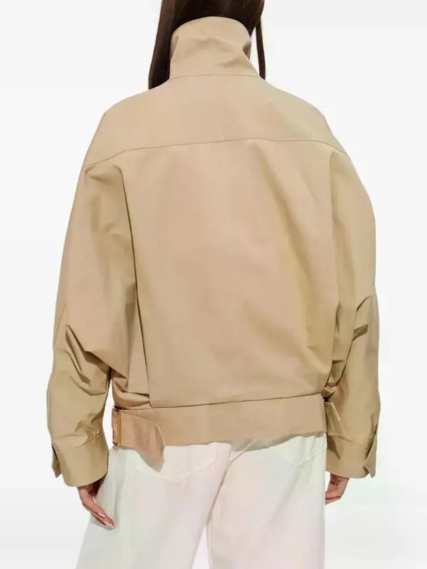 DARKPARK High Neck Belted Jacket
