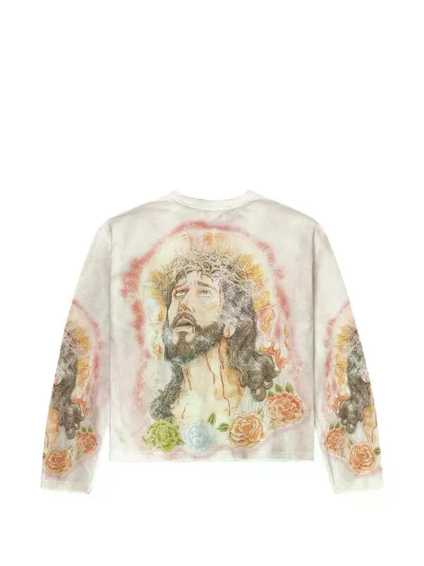 VALE FOREVER Graphic Print Crew-neck Sweatshirt