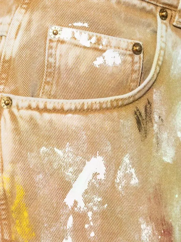 Moschino Paint Splatter Shorts