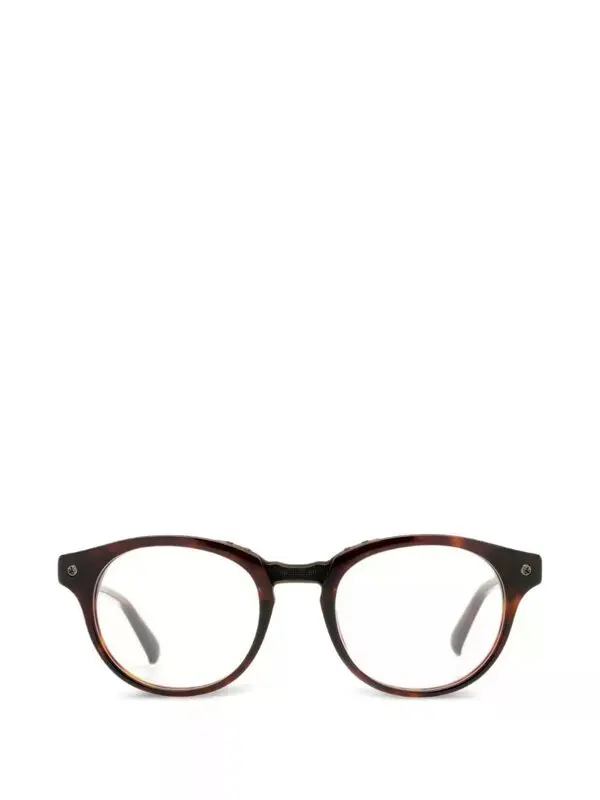Yohji Yamamoto Round-frame Eyeglasses - Brown