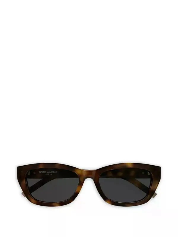 Saint Laurent Square-frame Sunglasses - Brown