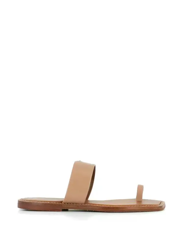 GIUSEPPE ZANOTTI Toe-strap Flat Sandals - Neutrals