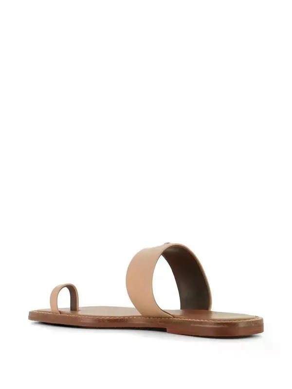 GIUSEPPE ZANOTTI Toe-strap Flat Sandals - Neutrals