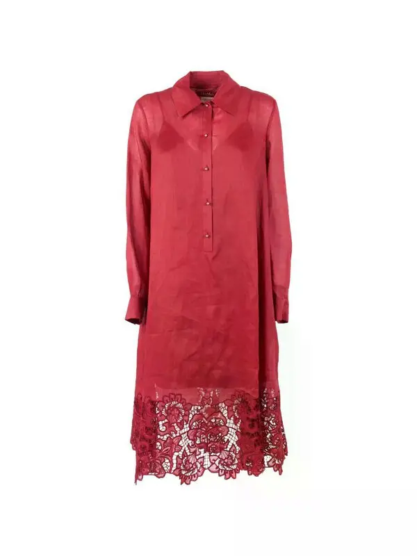 Max Mara Embroidery Shirt Dress