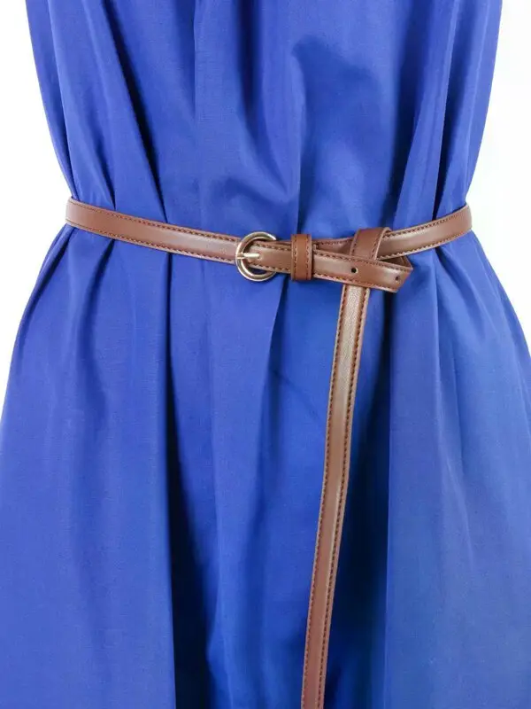 Max Mara Belted Zuppa Maxi Dress - Blue