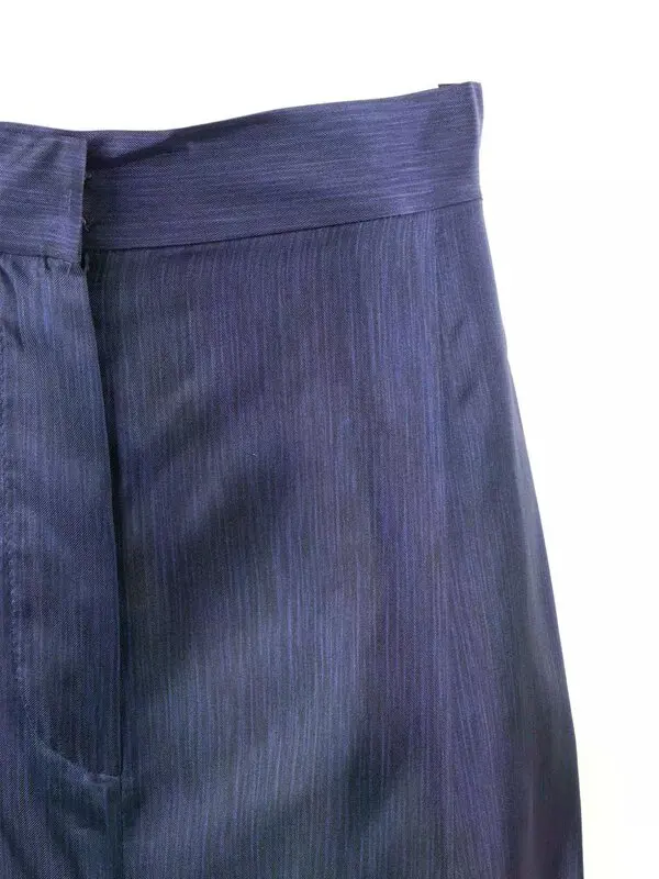 Max Mara Floral-print Silk Trousers