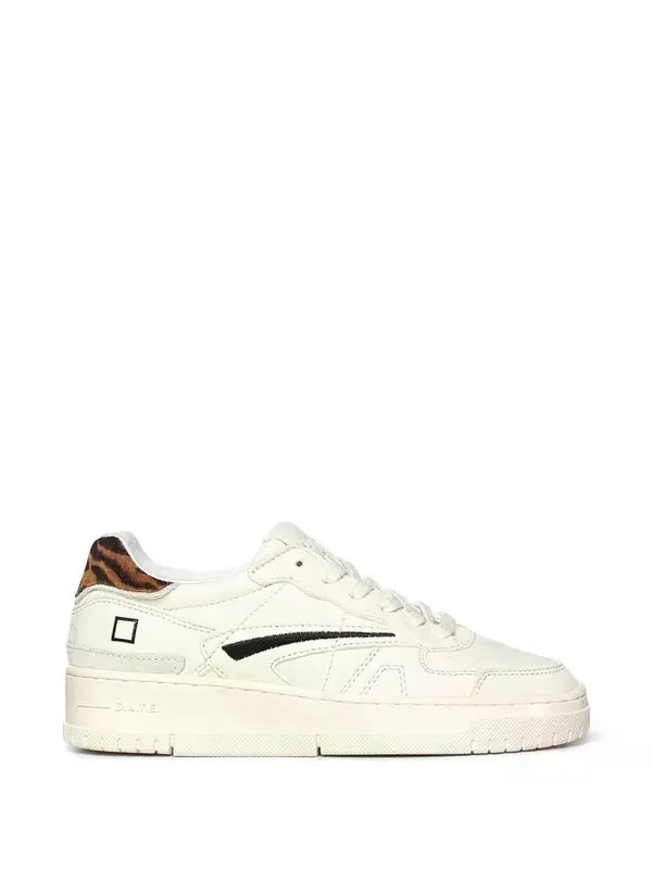 D.a.t.e. Torneo Sneakers With Leopard Print Detail