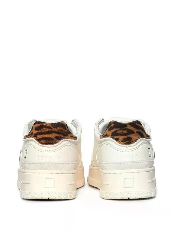 D.a.t.e. Torneo Sneakers With Leopard Print Detail