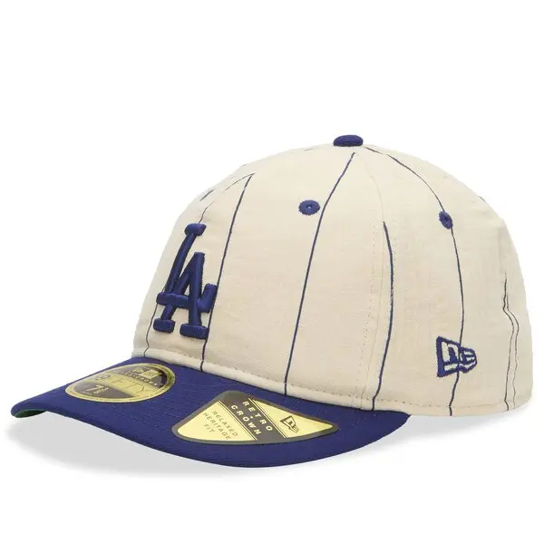 New Era La Dodgers Linen 59fifty Cap - Navy