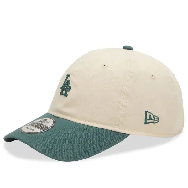 New Era La Dodgers Mini Washed 9twenty Cap - Natural/green