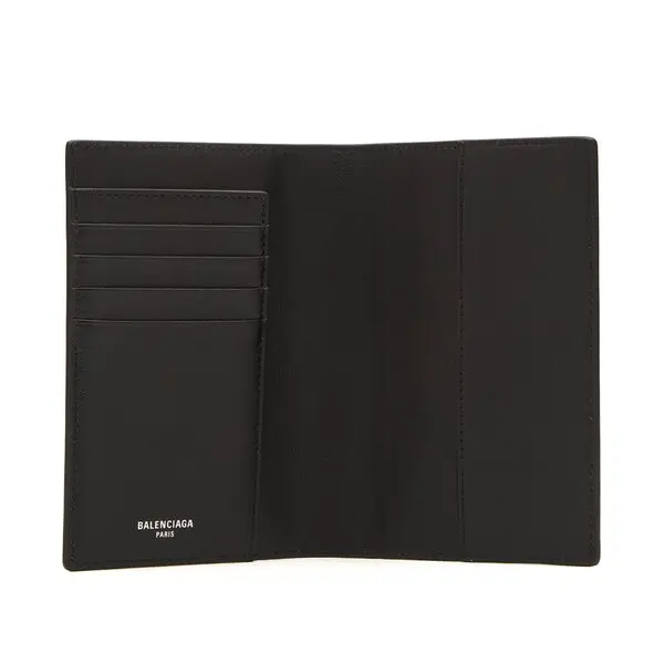 Balenciaga Stamps Passport Holder - Black/multicolor