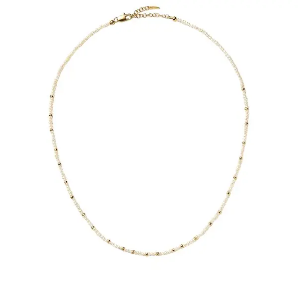 MISSOMA Micro Pearl Beaded Necklace - Gold