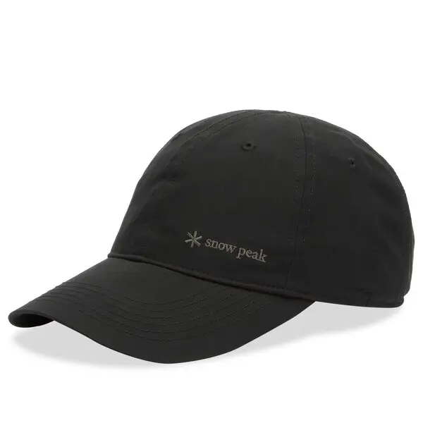 SNOW PEAK Light Dobby Cloth Cap - Black