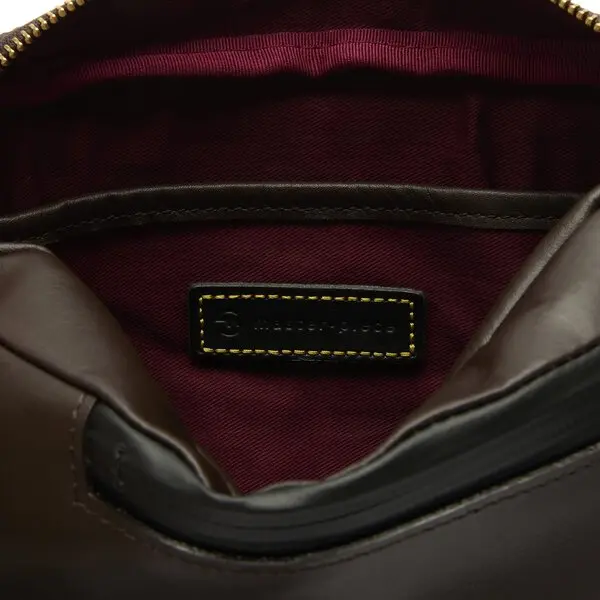 MASTER-PIECE CO Gloss Leather Shoulder Bag - Brown