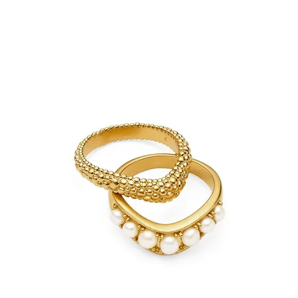 MISSOMA Pearl Baya Stacking Ring Set