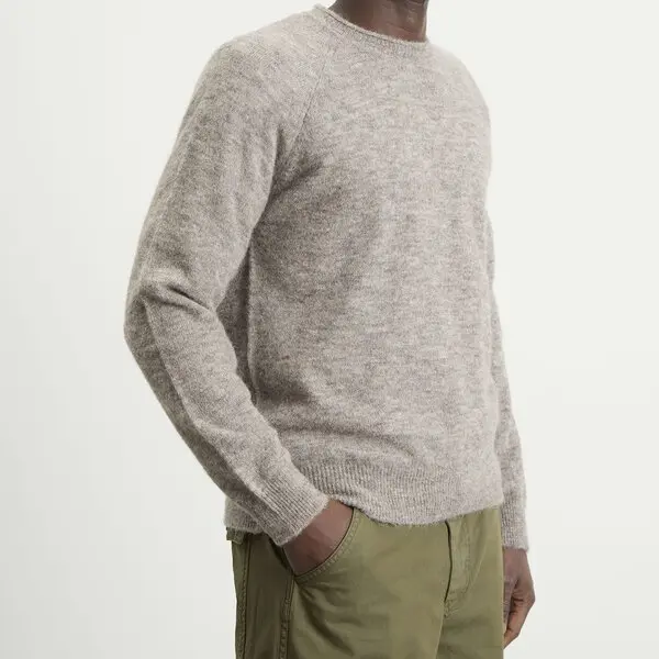 Norse Projects Skogafoss Baby Alpaca Jumper - Walnut