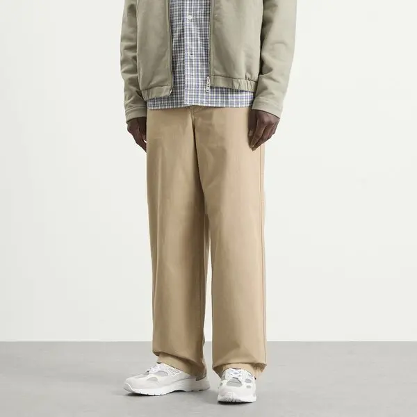 Norse Projects Kvitfjell Relaxed Cotton Twill Trousers - Walnut