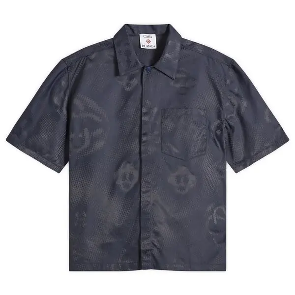 Casablanca Monogram Shirt - Navy
