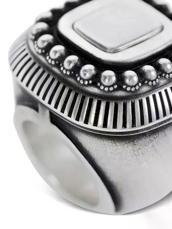 ANN DEMEULEMEESTER Char Wide Ring