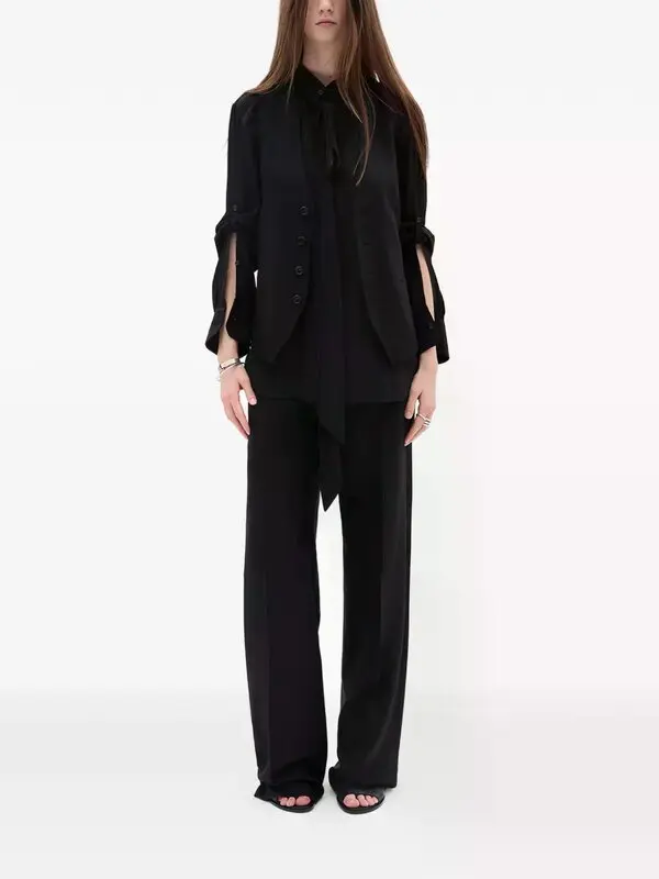 ANN DEMEULEMEESTER Flared-leg Trousers