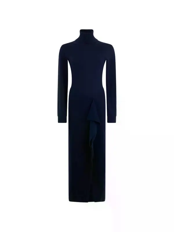 P.a.r.o.s.h Ruffled Roll-neck Maxi Dress