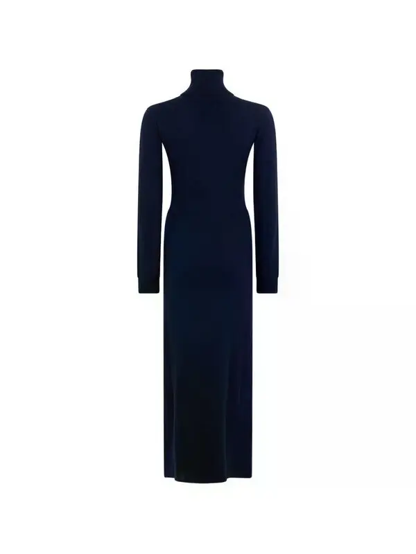 P.a.r.o.s.h Ruffled Roll-neck Maxi Dress