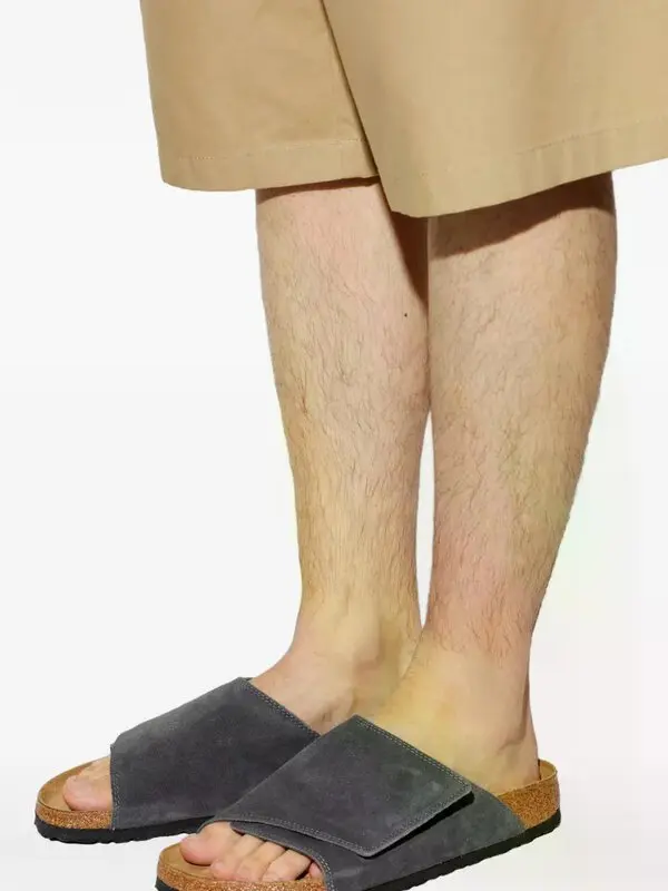 BIRKENSTOCK Solana Vl Suede Sandals - Grey