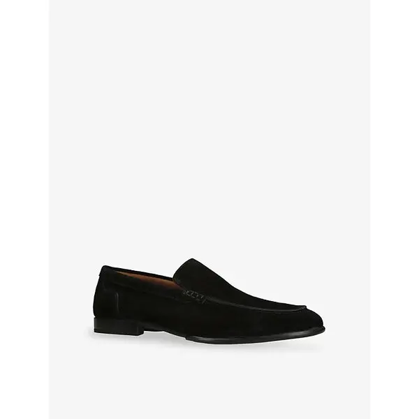 Steve Madden Eirik Suede Loafers - Black