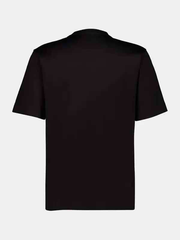 Fendi Oversized T-shirt With Ff Detail - Black