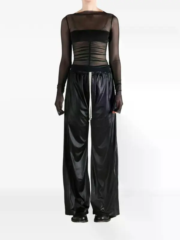 Rick Owens Temple Long-sleeved Bandeau Top - Black