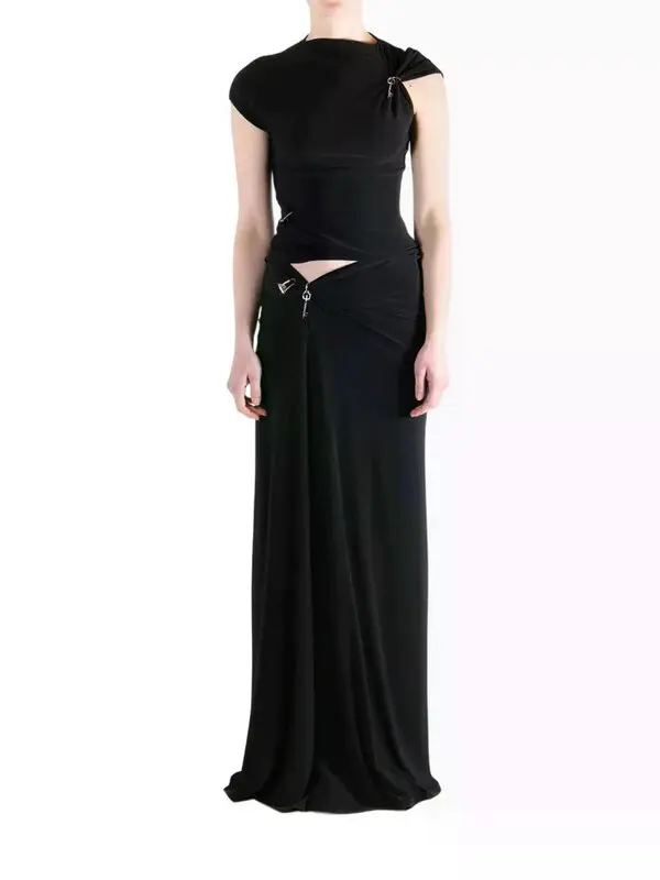 GRACE LING Draped Pin Top