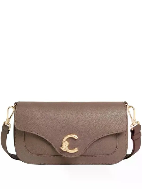 COCCINELLE Logo Hardware Shoulder Bag - Neutrals