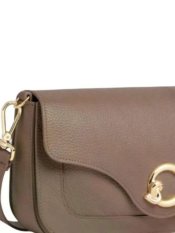 COCCINELLE Logo Hardware Shoulder Bag - Neutrals