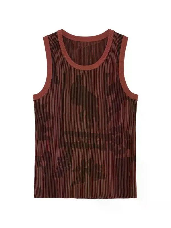 Ahluwalia Graphic-print Ribbed Vest