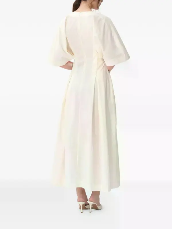 CONCEPTO Breeze V-neck Maxi Dress - Neutrals