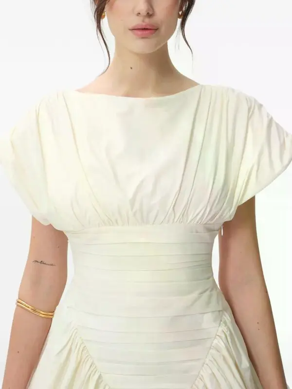 CONCEPTO Sundown Draped Mini Dress