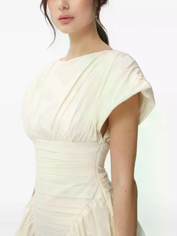 CONCEPTO Sundown Draped Mini Dress