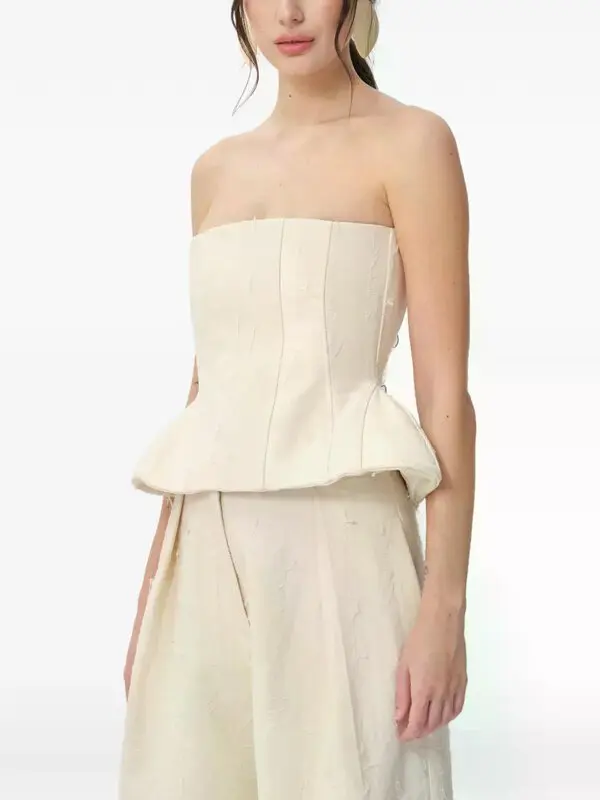 CONCEPTO Fringe Corset - Neutrals