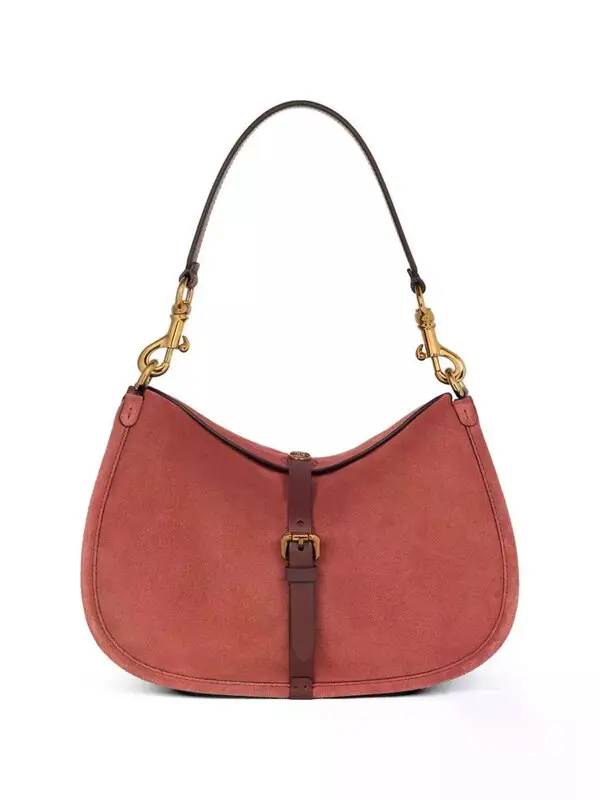 Etro Medium Pony Suede Shoulder Bag - Red